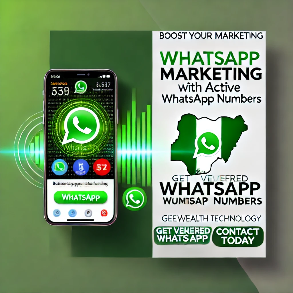 Buy Active Nigerian WhatsApp Numbers Database